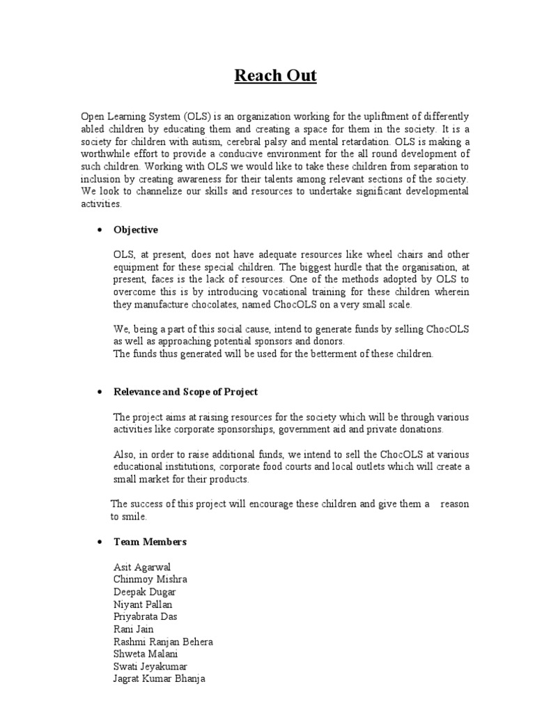 Reach Out | PDF | Economies | Business