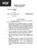 Sample Complaint in Intervention | PDF | Affidavit | Intervention (Law)