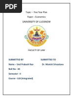 Five-Year Plans of Pakistan | PDF | Government Of Pakistan | Pakistan