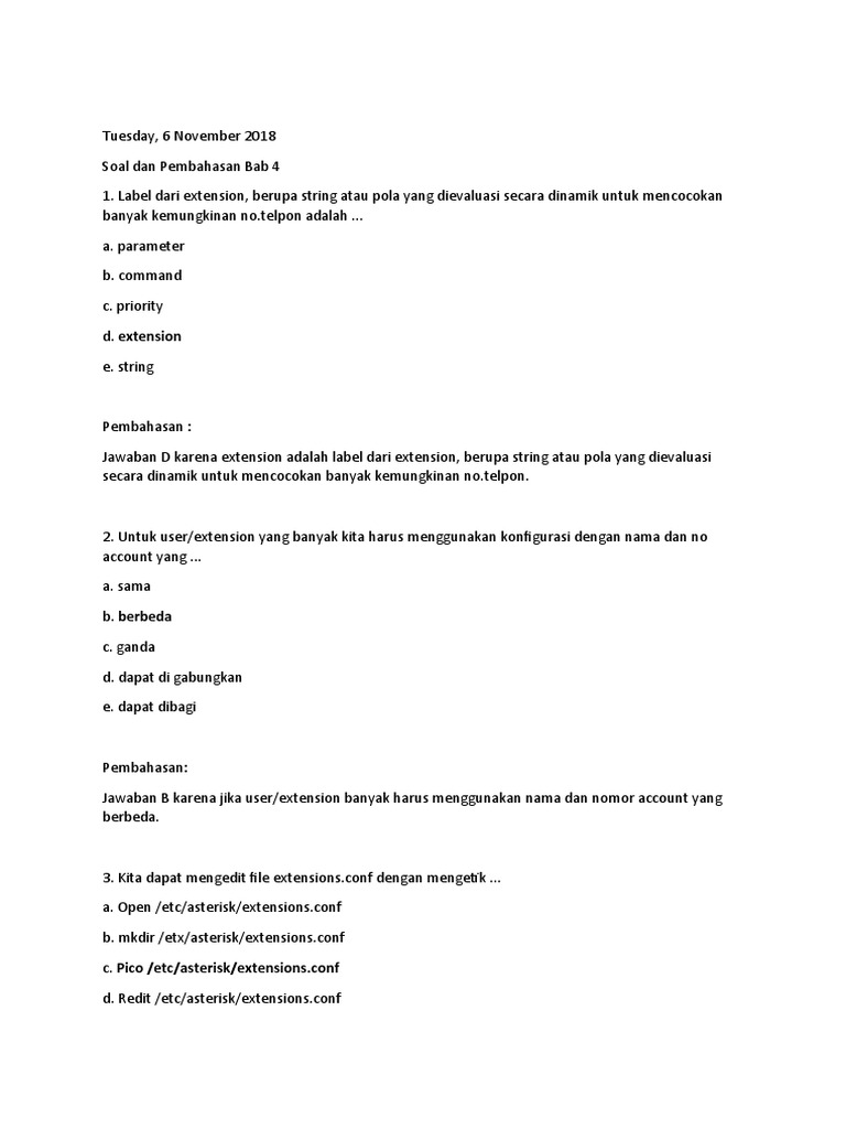 Bank Soal TLJ... | PDF