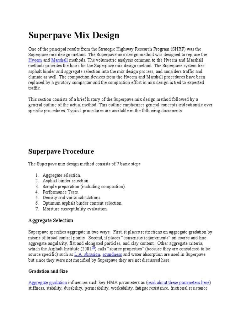Superpave Mix Design Guide | PDF | Civil Engineering | Materials