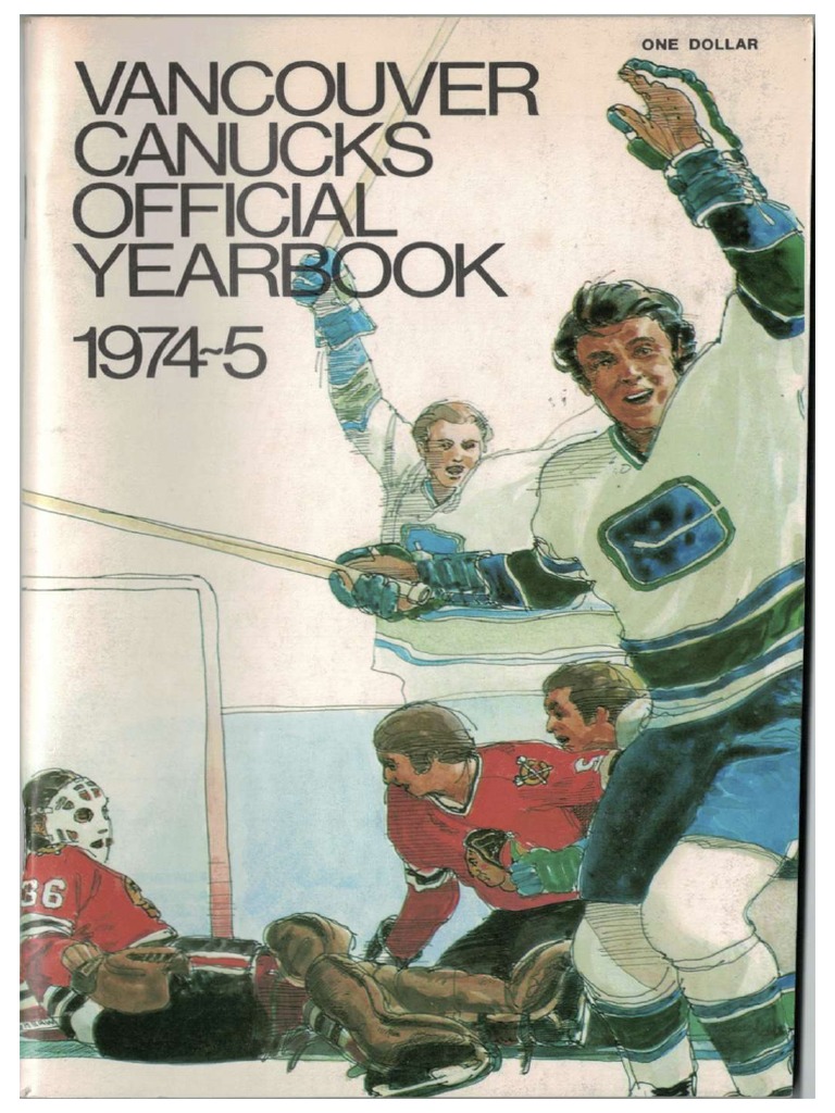 1974-75 Vancouver Canucks Yearbook / Media Guide | PDF