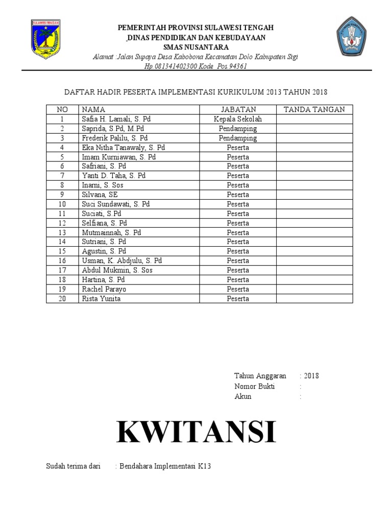 Lampiran LPJ | PDF