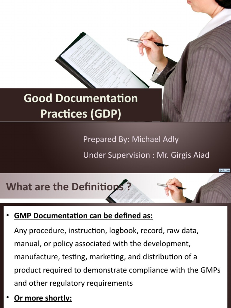 Good Documentation Practices (GDP) | PDF | Business