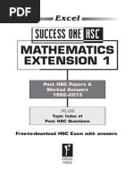 Mathematics Advanced Extension 1 and Extension 2 Reference Sheet PDF ...