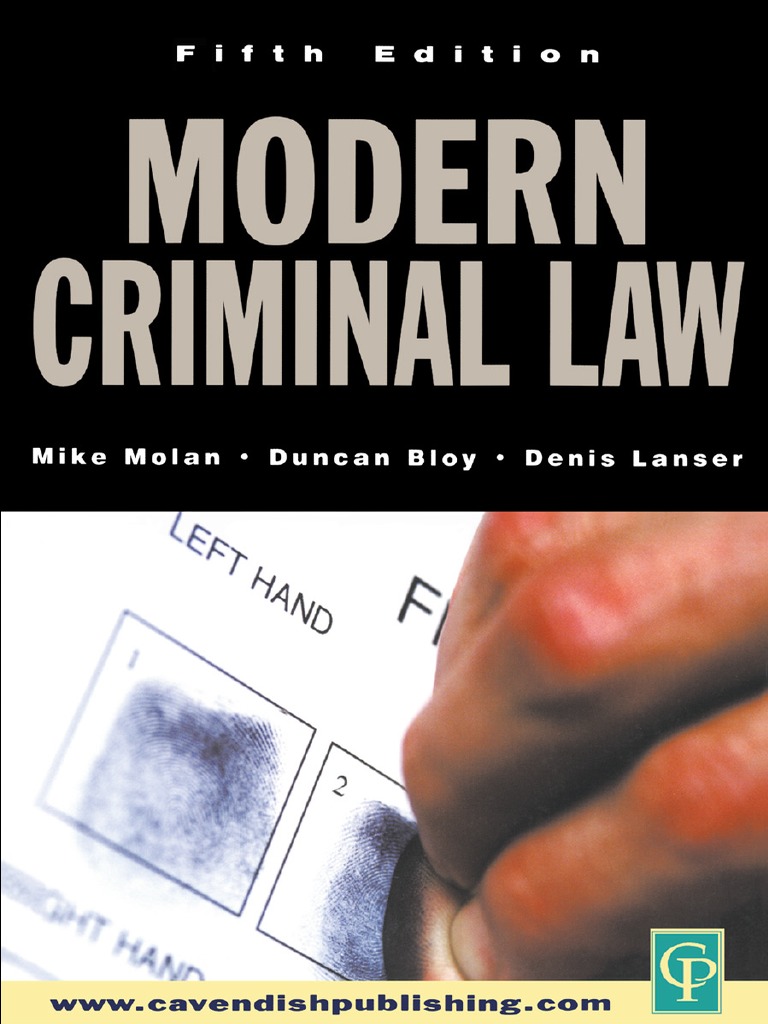Modern Criminal Law PDF | PDF | Manslaughter | Theft