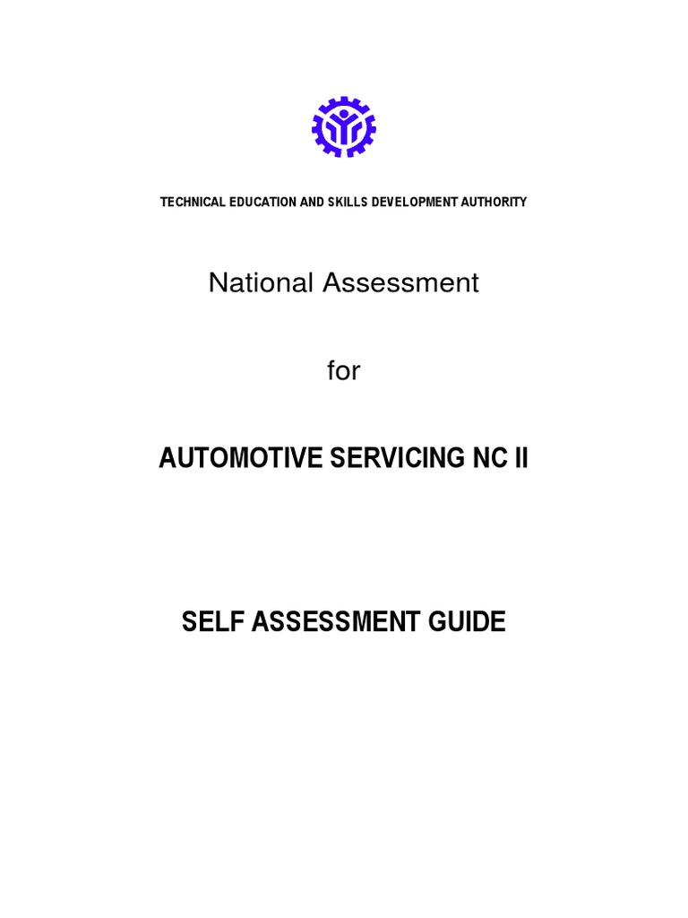 SAG - Automotive Servicing NC II PDF | PDF | Vehicle Parts | Transport