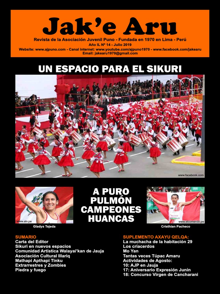Jak'e Aru Jul 2019, AJP Peru | PDF | Lima | Perú