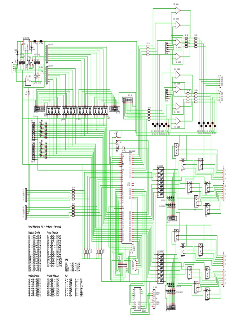 CANADUINO DIY PLC MEGS2560 300-24 Schematic | PDF