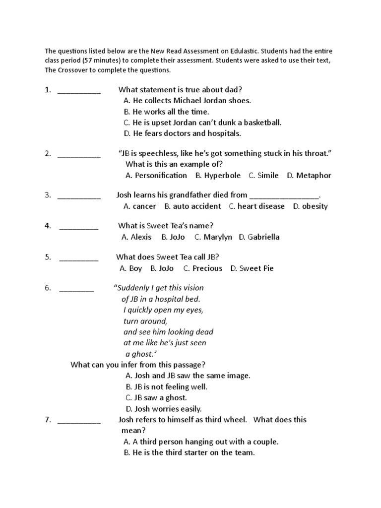 Edtc 670 Edulastic Assessment | PDF | Self-Improvement