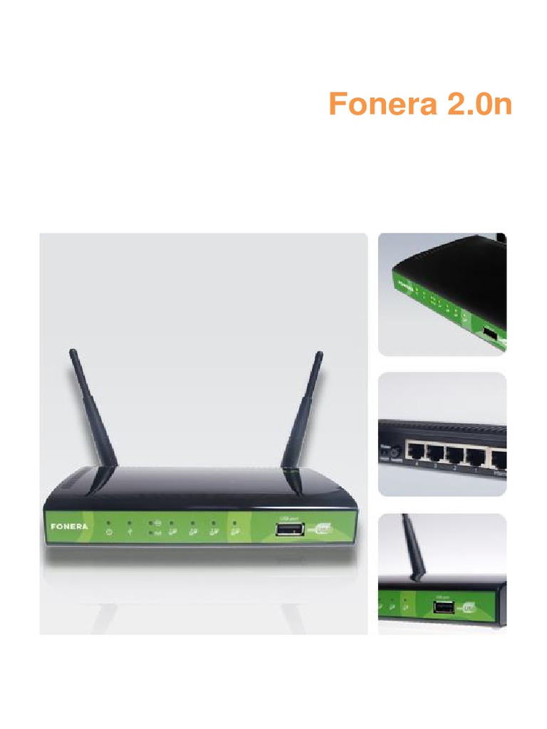 Fonera 2.0n (FON2303) | PDF | Wi Fi | Computer Network