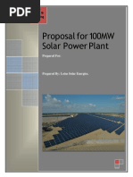 BOQ - 5MW Ground Mounted Solar PV Plant | PDF | Loans | Interest