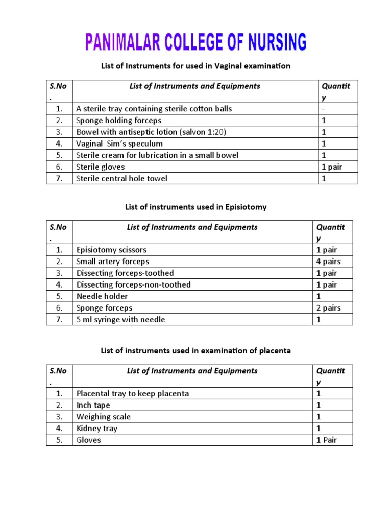 OBG Lab Instruments | PDF | Surgical Suture | Syringe