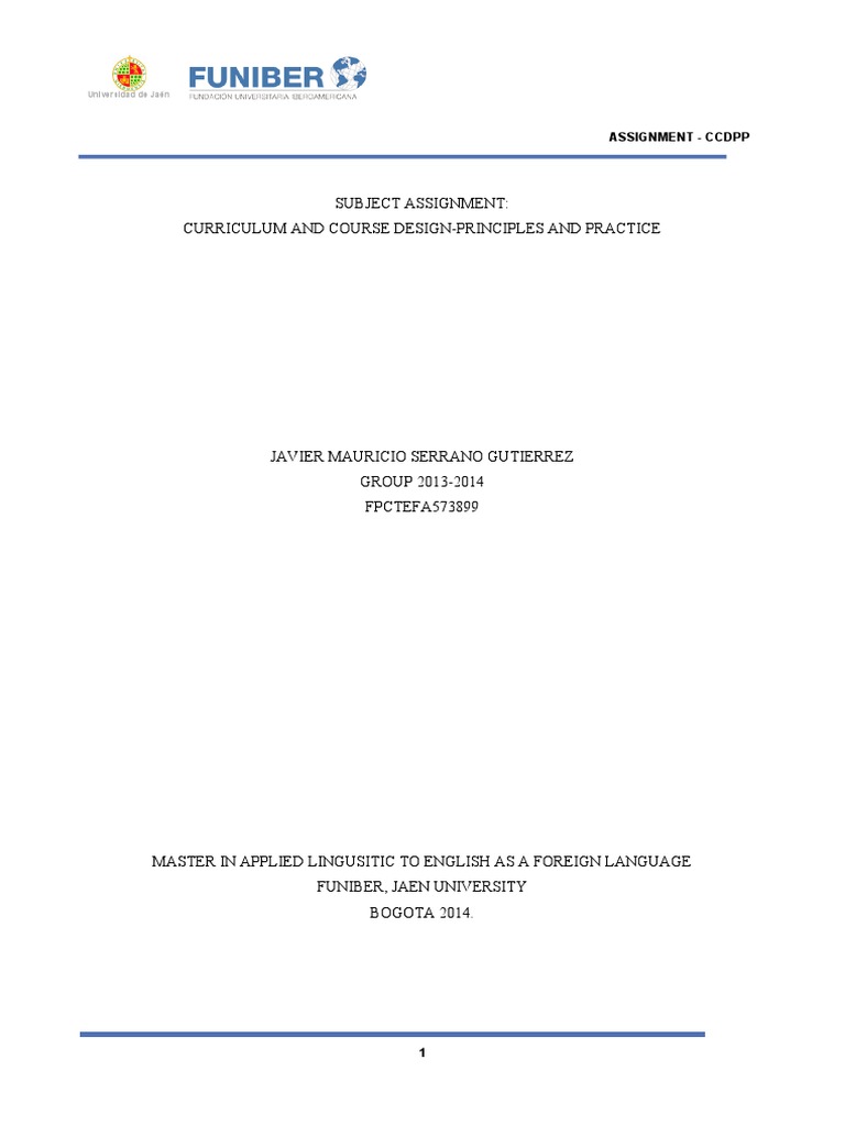 Curriculum and Course Design | PDF | Learning | Perception