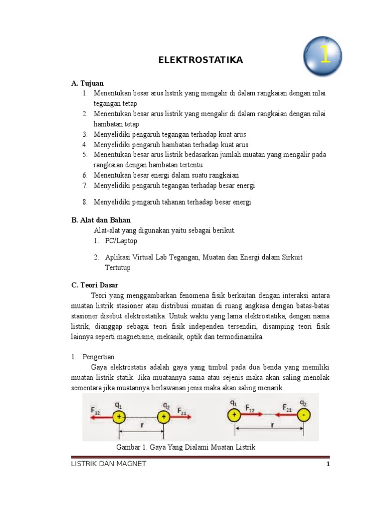 Elektrostatika | PDF