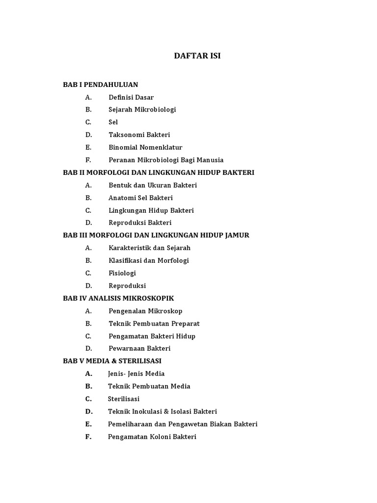 Draft Modul Mikrobiologi - Rev | PDF