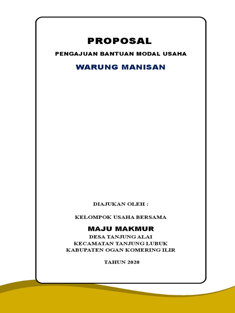 Proposal KUBE - Donni | PDF