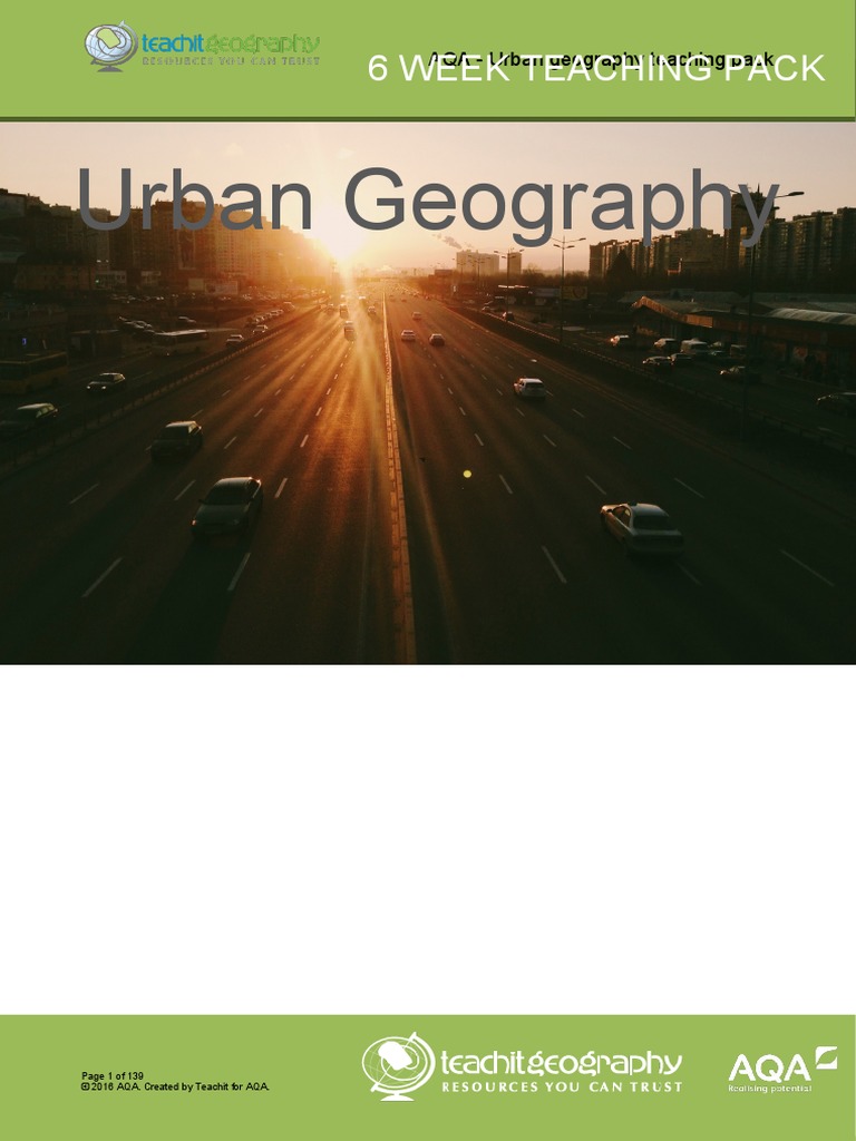 Urban Geography Gcse Pack | PDF | Urbanization | Sustainability