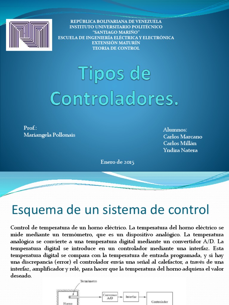 Tipos de Controladores | PDF | Controlador lógico programable | Señal ...