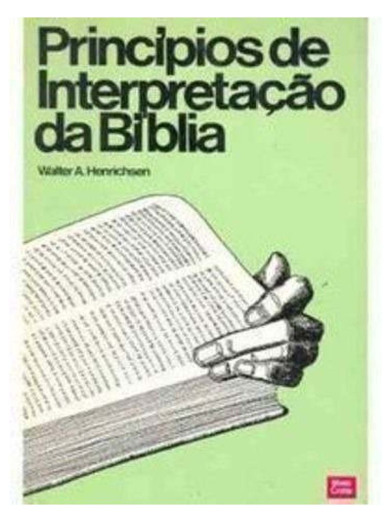Princípios de Interpretação Bíblica - HENRICHSEN | PDF