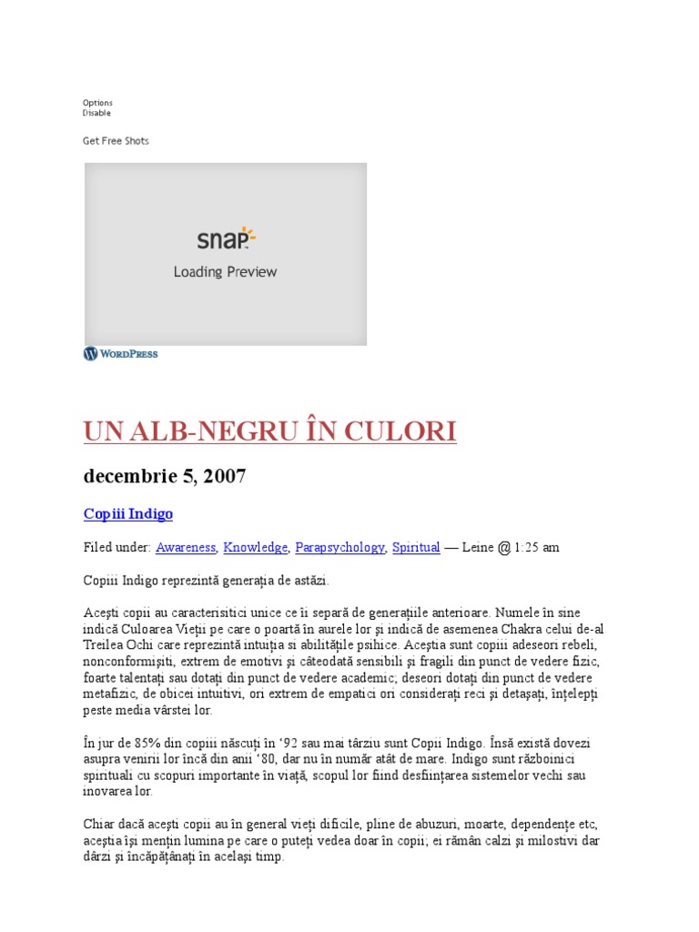 Copii Indigo | PDF