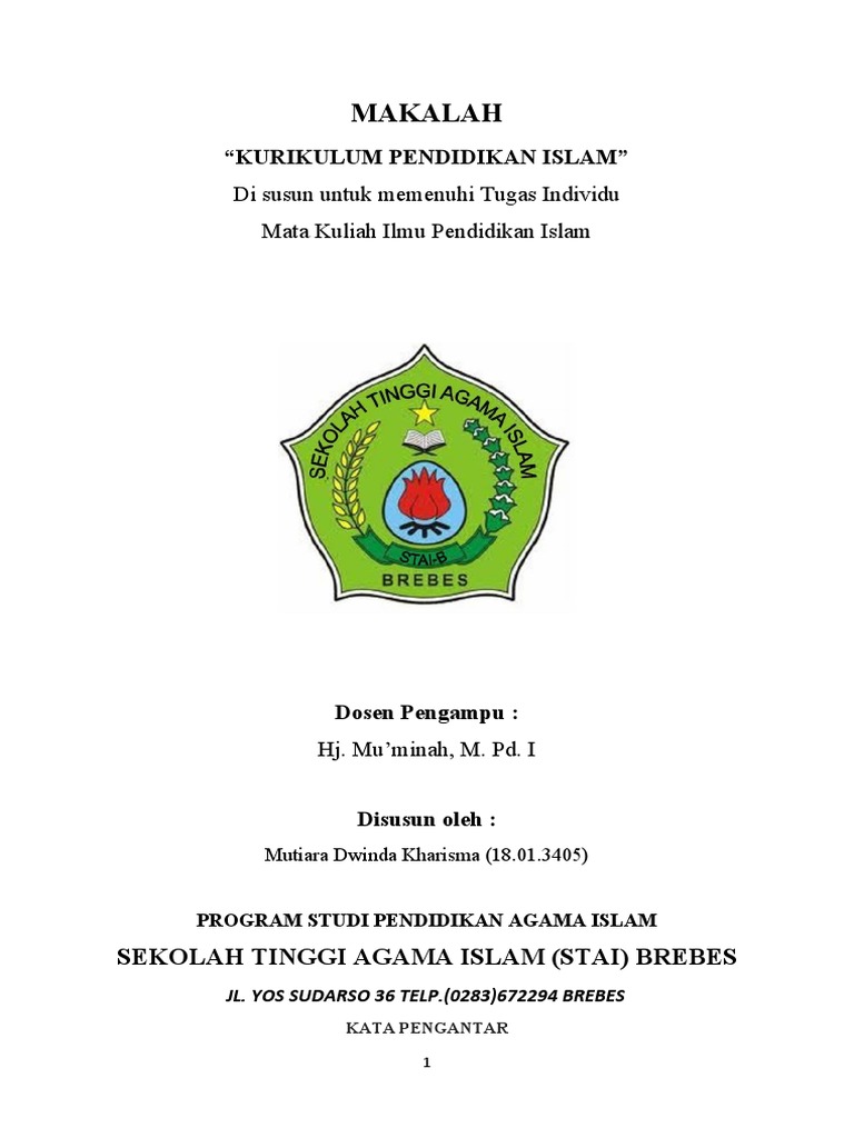Kurikulum Pendidikan Islam | PDF