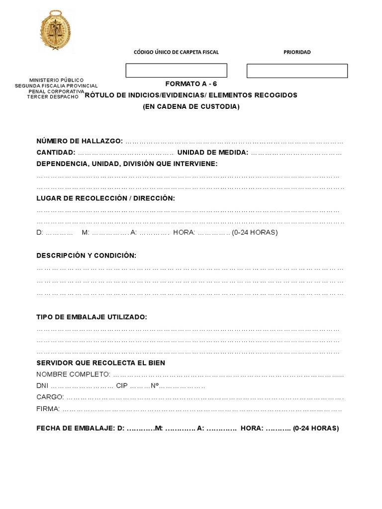 Formato A-6 | PDF