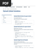 Hydraulic Cylinder Design Guide | PDF | Piston | Materials