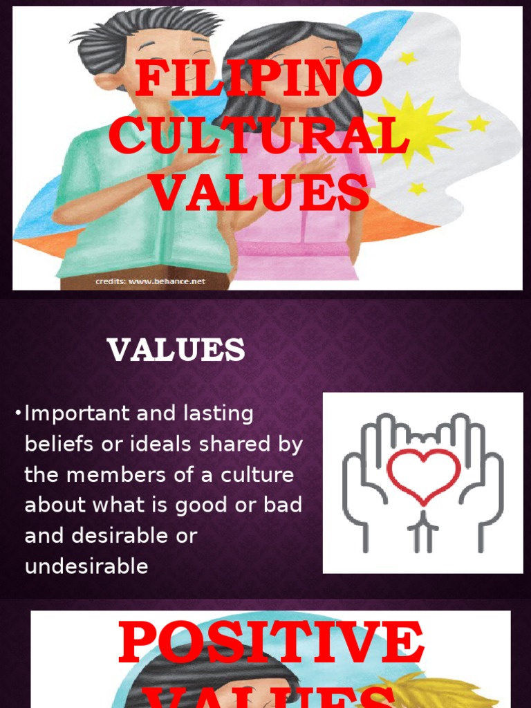 Filipino Cultural Values NN | PDF | Value (Ethics) | Family