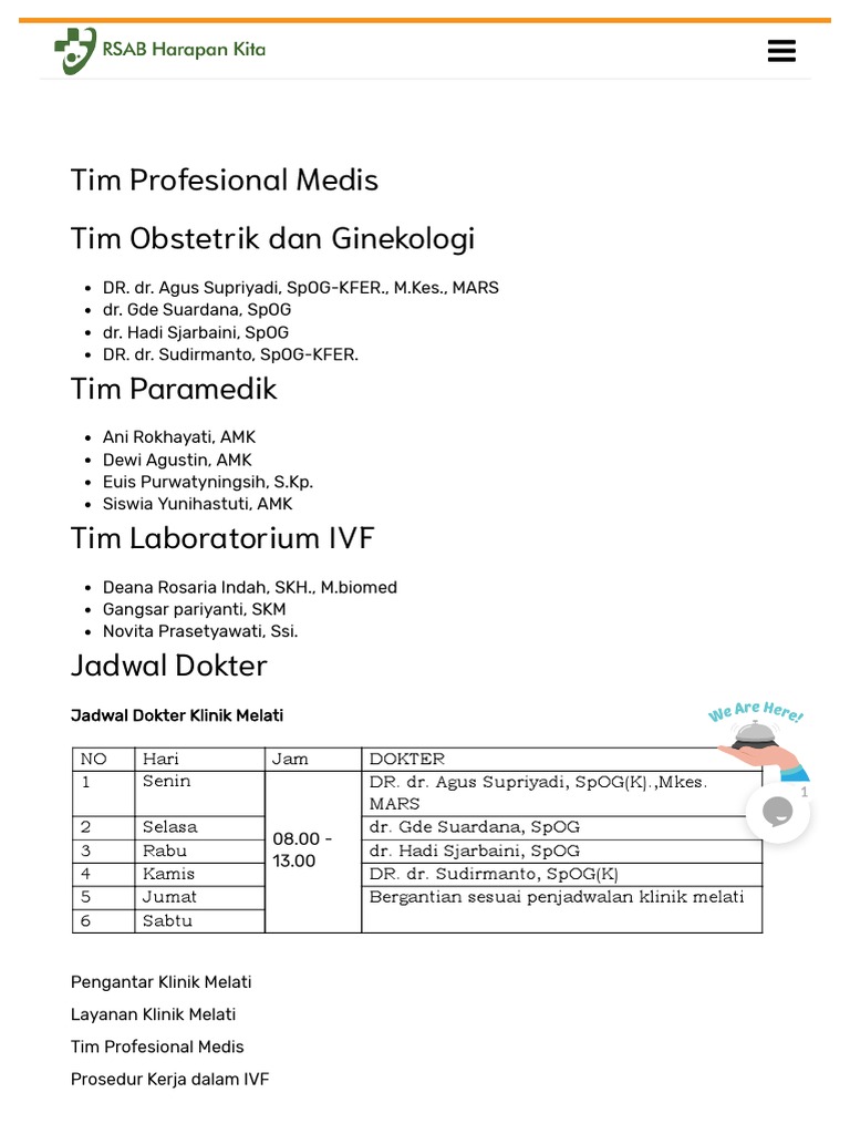 RSAB Harapan Kita - Tim Profesional Medis PDF | PDF