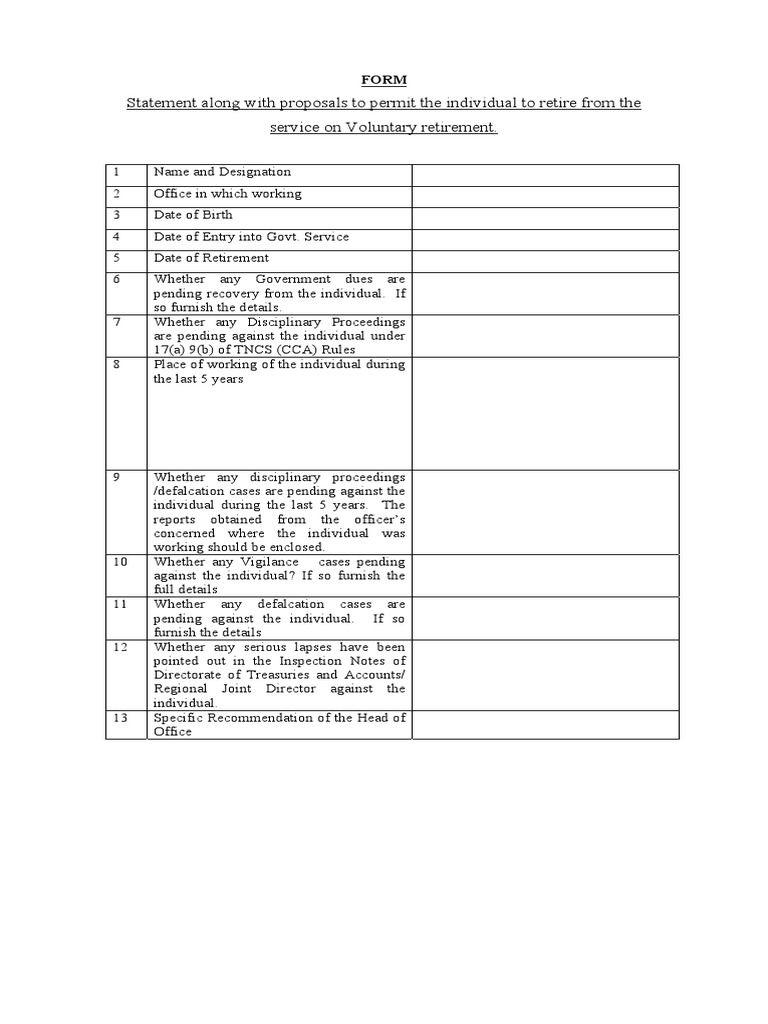 Form VRS | PDF | Government | Public Law