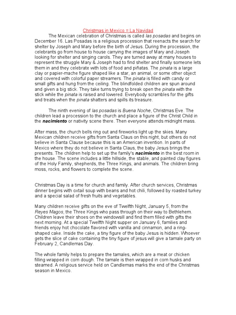 Christmas in Mexico | PDF | December Observances | Christmas