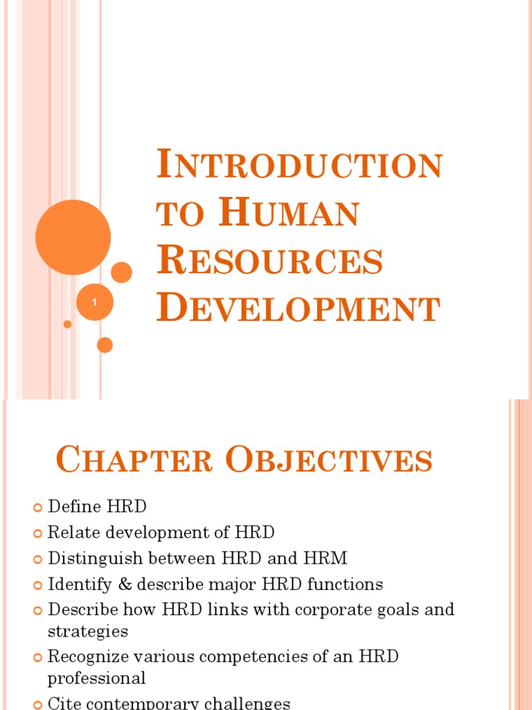 Intro HRD-1 PDF | PDF | Human Resource Management | Competence (Human ...