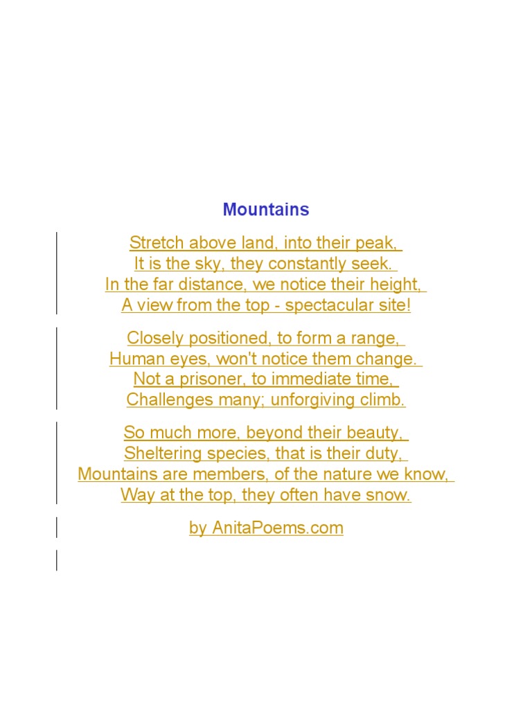 Appreciating Nature's Beauty and Importance: A Collection of Poems on ...