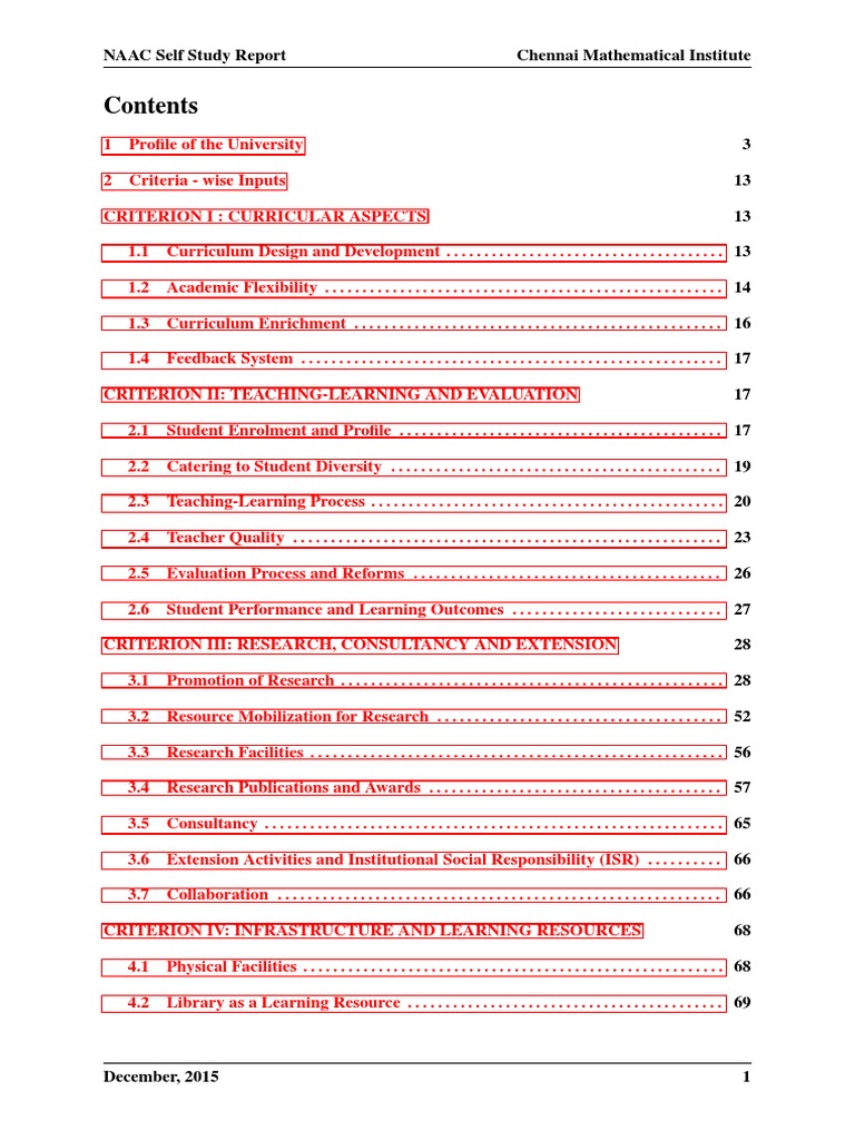 Cmi Naac SSR PDF | PDF | University And College Admission | Bachelor Of ...