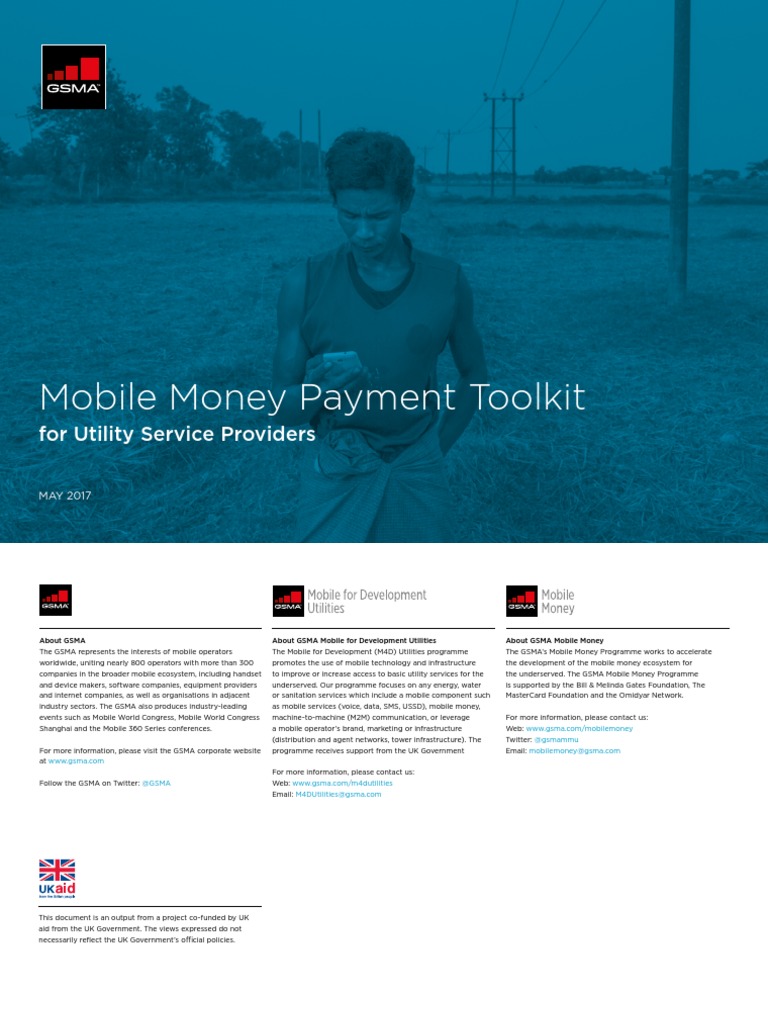 Mobile Money Payment Toolkit for Utility Service Providers: A Guide for ...