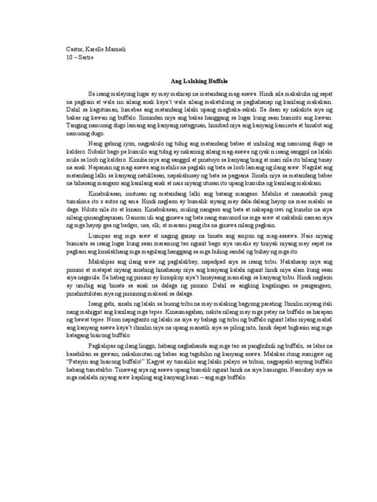 Summary of Stories (Filipino-2nd Quarter) | PDF