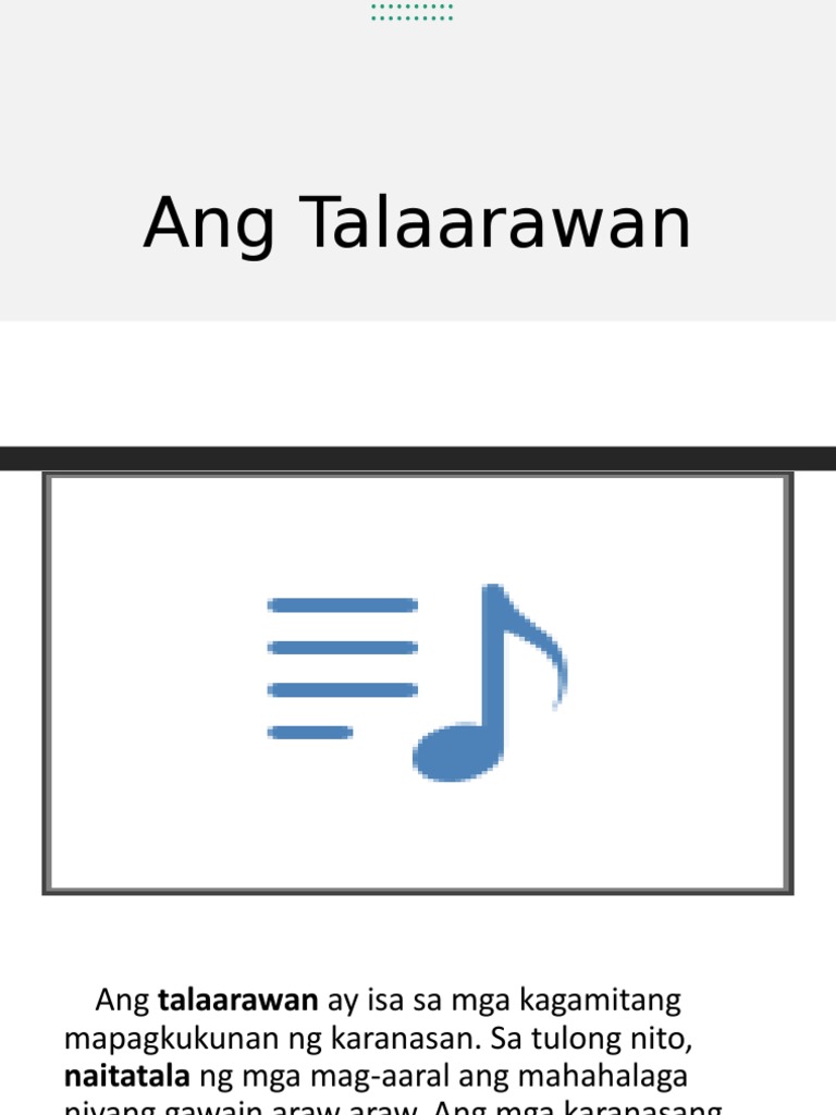Ang Talaarawan | PDF
