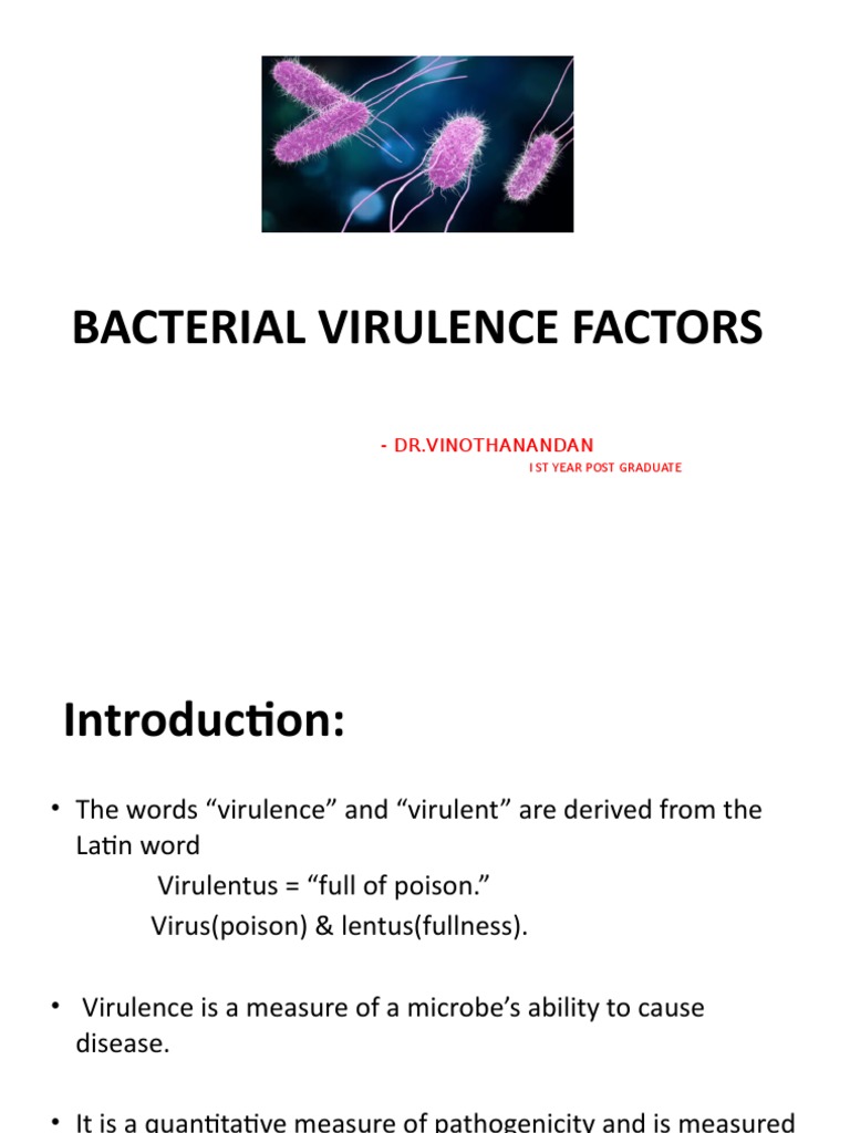 Bacterial Virulence Factors | PDF | Bacteria | Biofilm