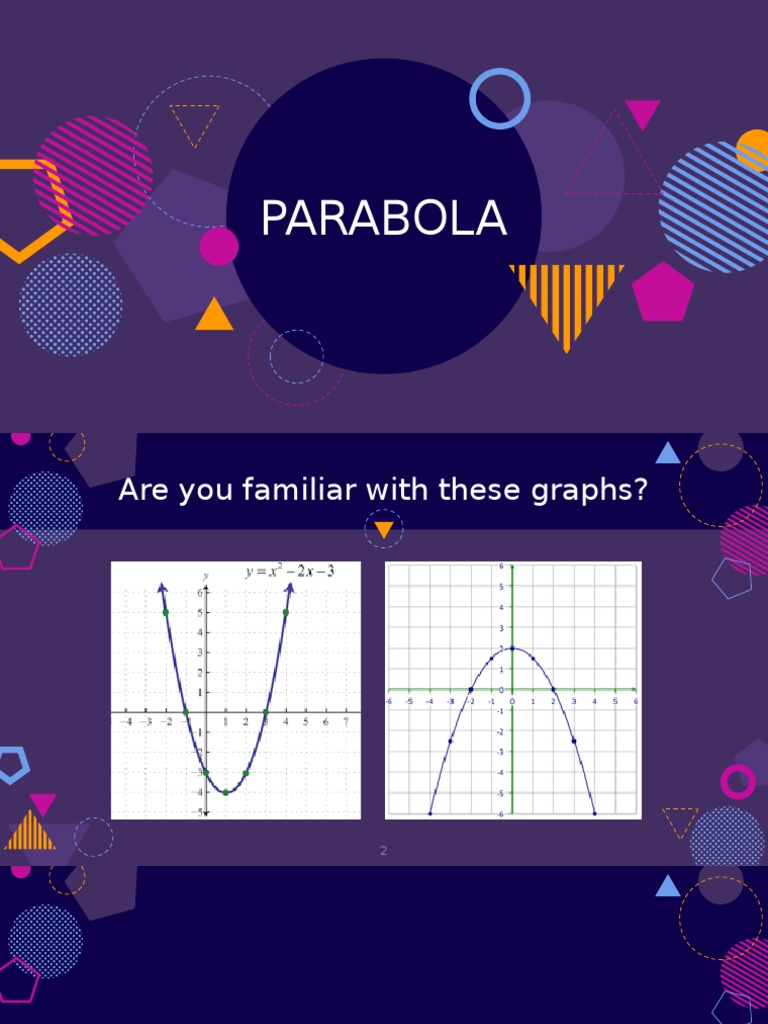 Pre-Calculus Parabola | PDF | Perpendicular | Algebraic Geometry