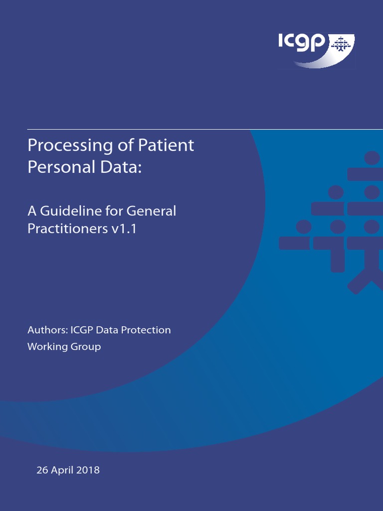 GP Guidelines for Patient Data Processing | PDF | General Practitioner ...