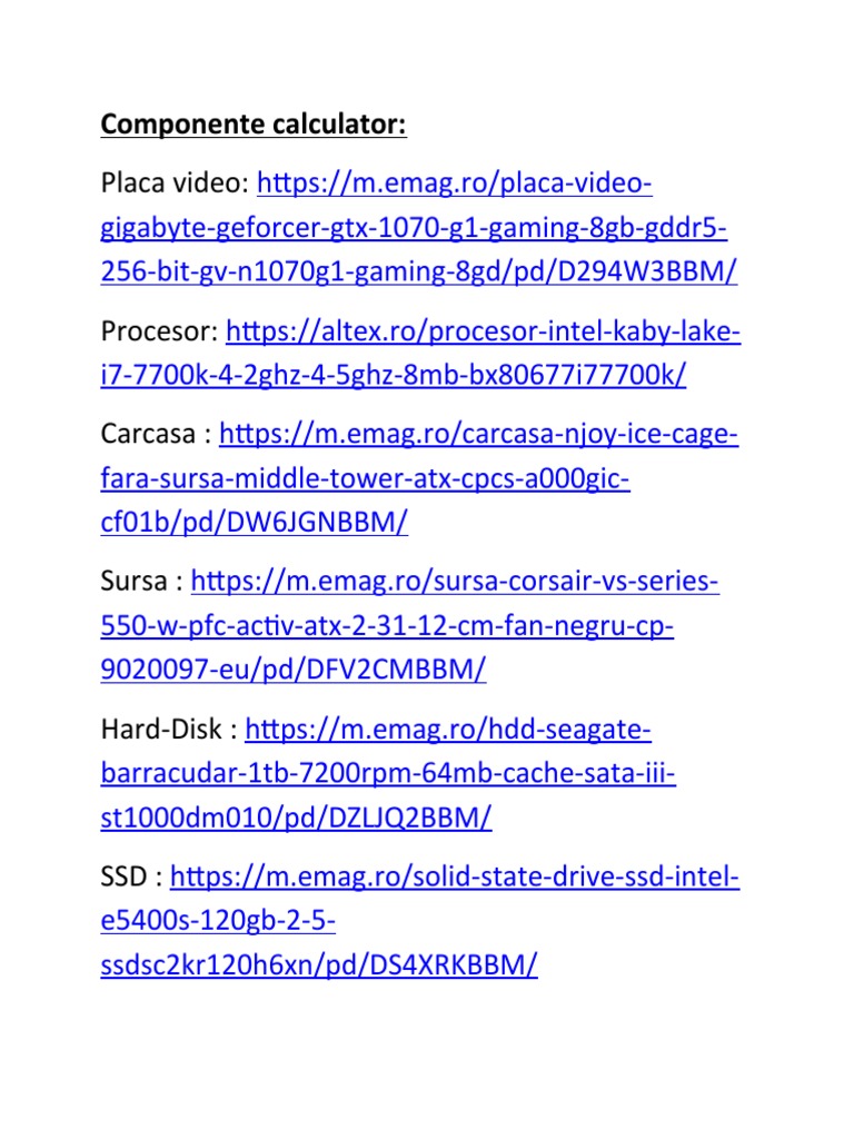 Componente Calculator | PDF