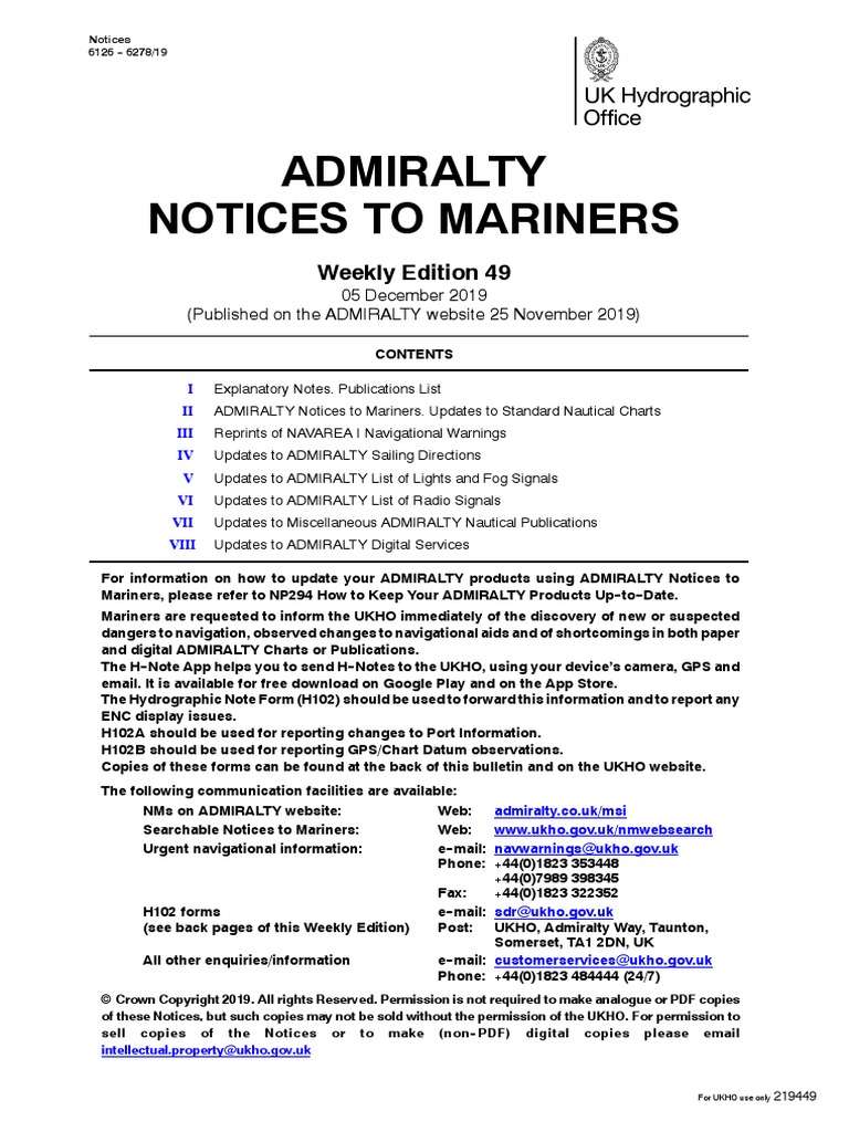 49wknm19 Week49 2019 PDF | PDF | Geomatics | Navigation