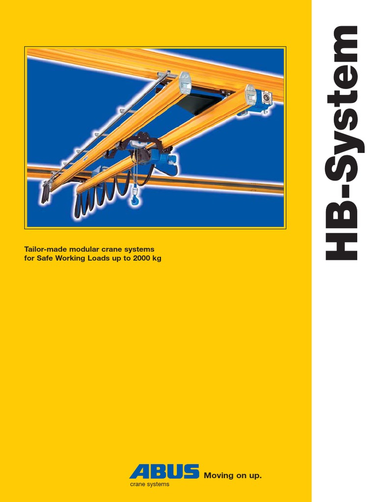 HB System | PDF | Crane (Machine) | Tram