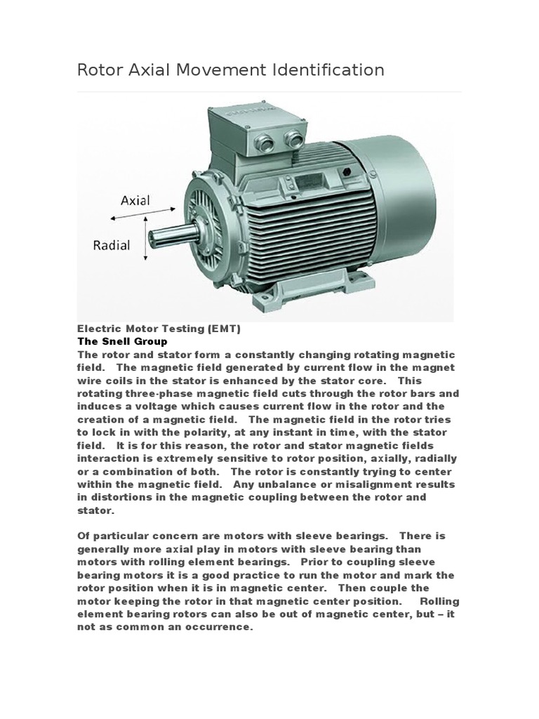 Understanding a Motor's Magnetic Center and the Importance of Proper ...
