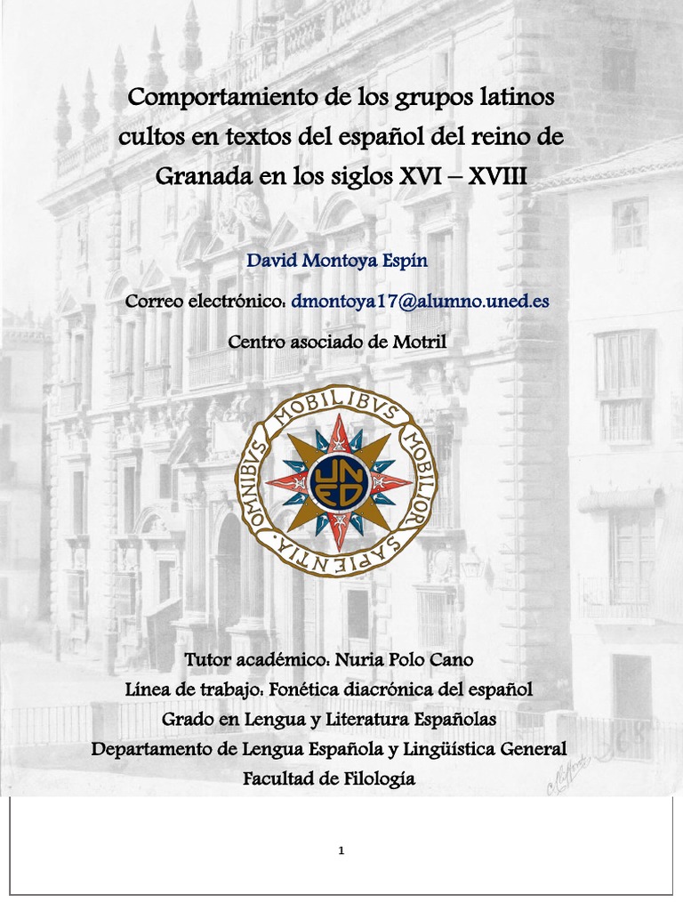 Borrador TFG | PDF | Sílaba | Palabra