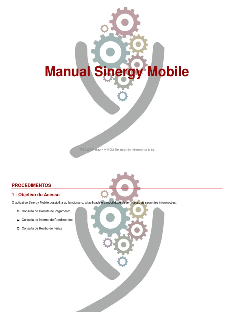 Manual Sinergy Celular | PDF | Aplicativo para celular | iOS