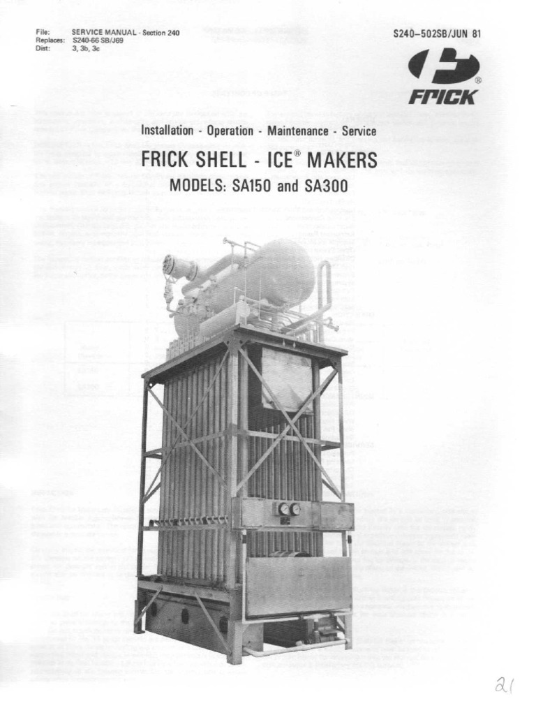 FRICK Shell Ice Makers022 | PDF