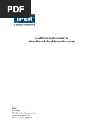 Blackburn Aqueous Surface Coatings | PDF | Surfactant | Paint