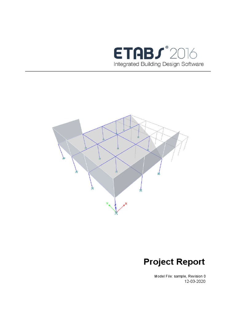 ETABS 2016 16.2.1-Report Viewer | PDF | Structural Engineering ...